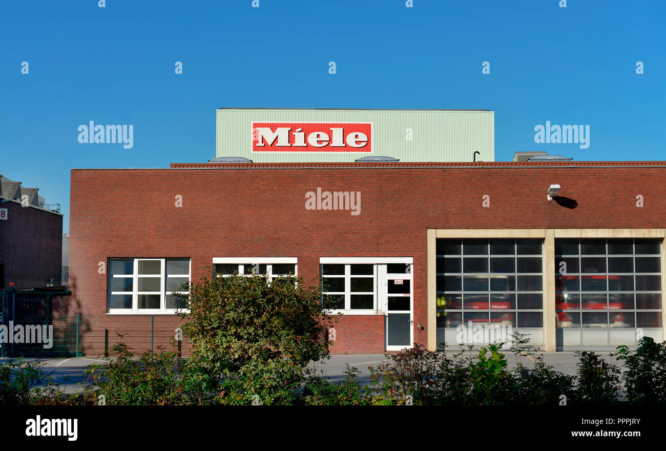 Miele Werk, Carl-Miele-Strasse, Guetersloh, Nordrhein-Westfalen ...