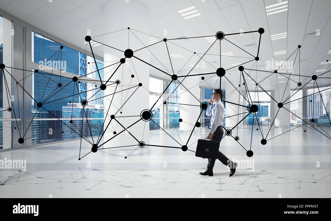 Networking and social communication concept as effective point for ...