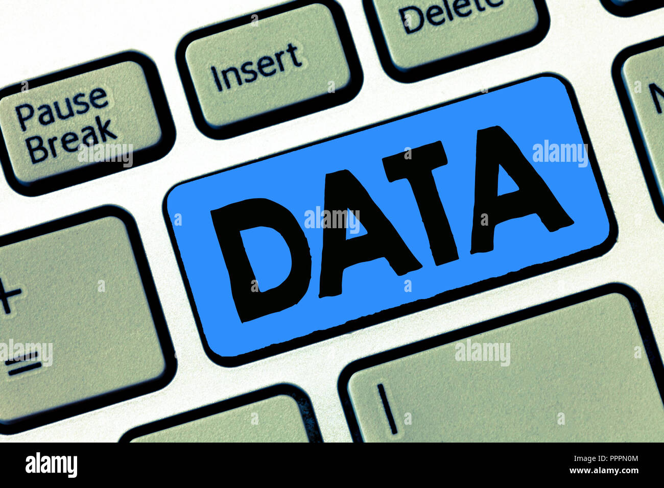 Writing note showing Data. Business photo showcasing Piece of ...