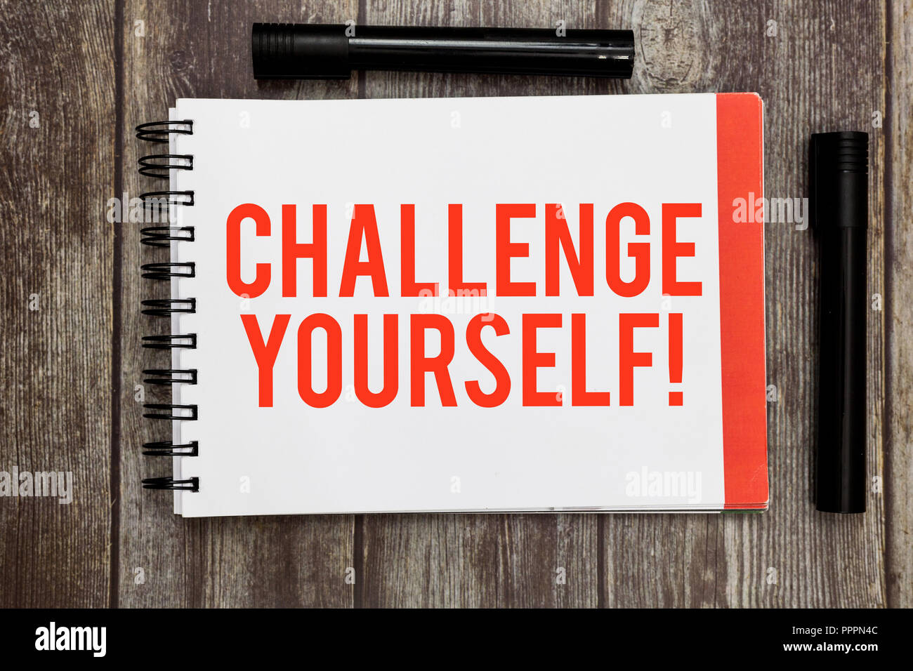 Word writing text Challenge Yourself. Business concept for Setting ...