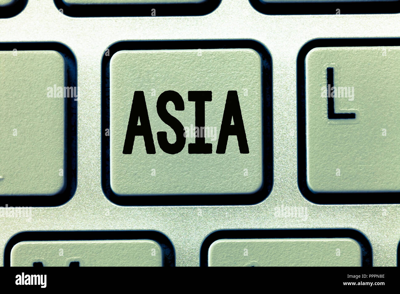 Word writing text Asia. Business concept for Largest and populous ...