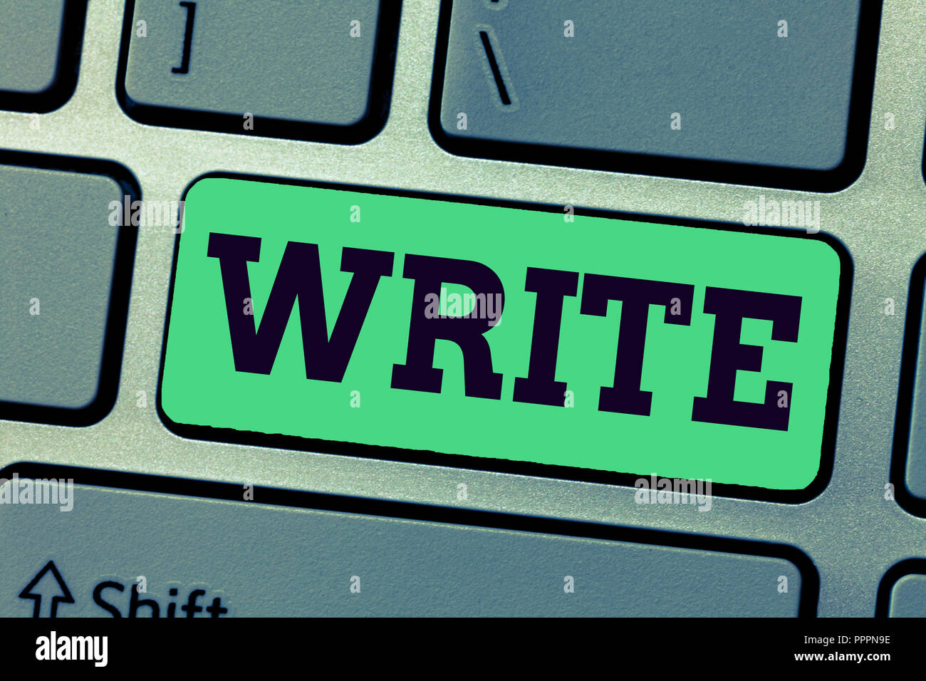 Handwriting text writing Write. Concept meaning mark letters words or ...