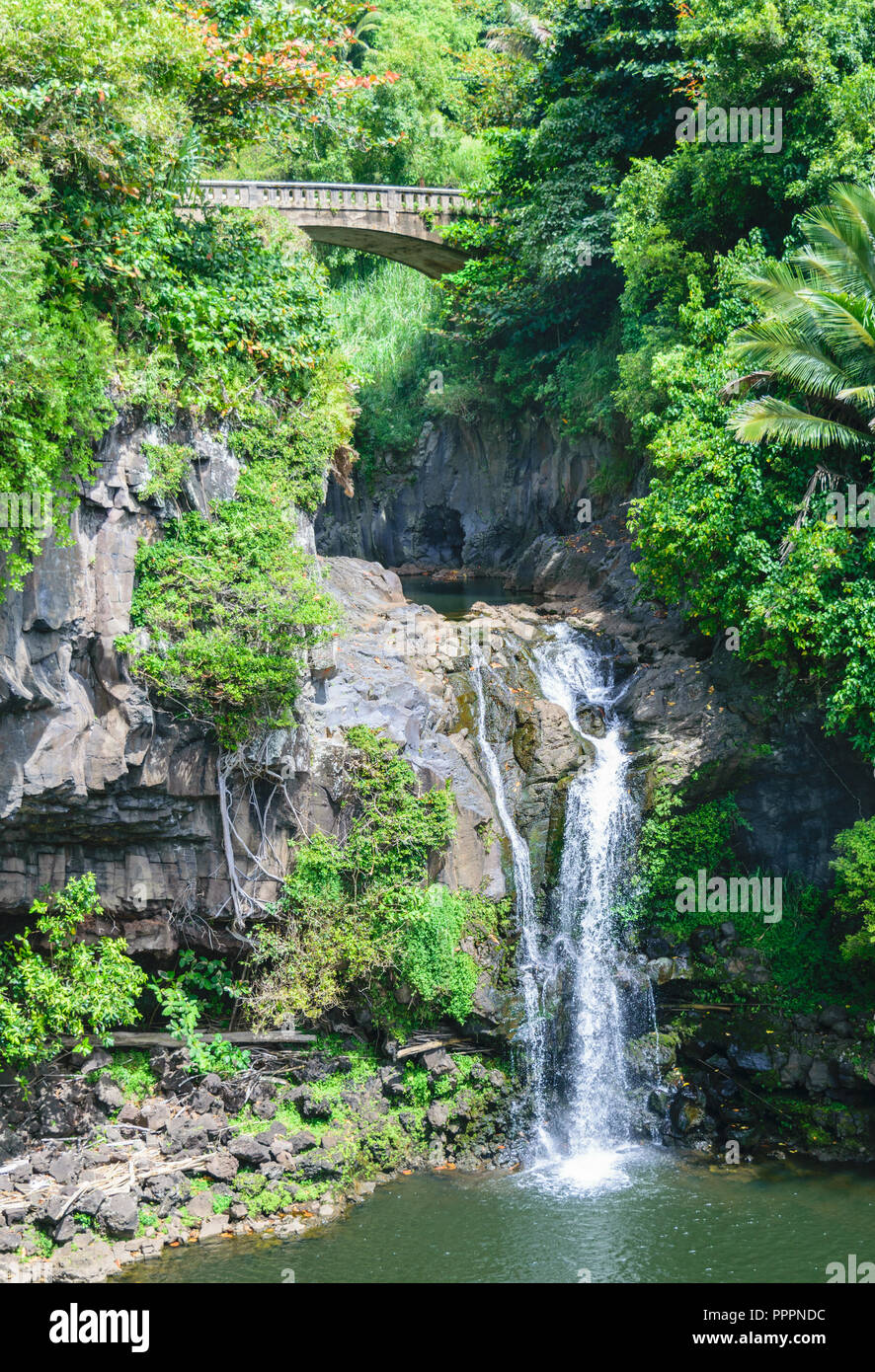 Maui hana seven sacred pools hi-res stock photography and images - Alamy
