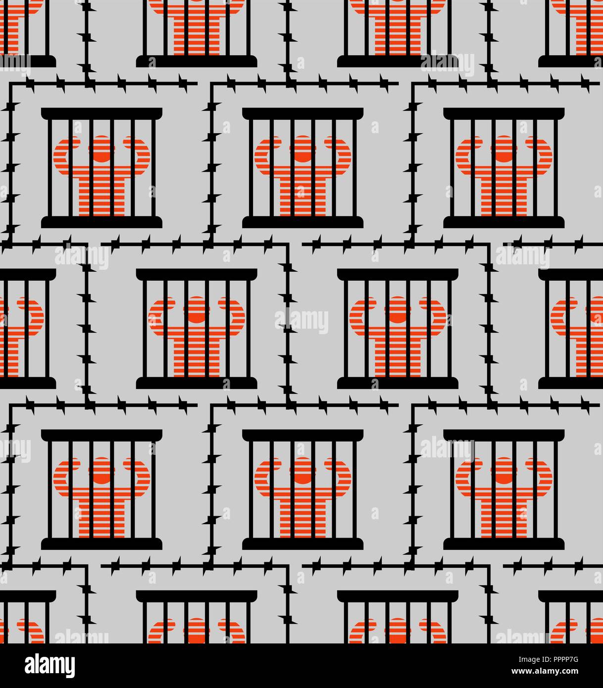 Jail bars on white Stock Vector Images - Alamy