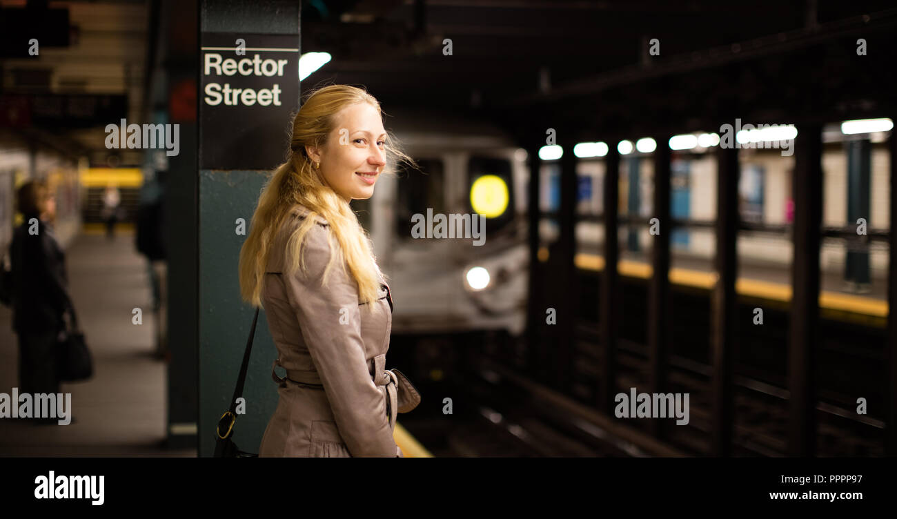 New York city subway Stock Photo - Alamy