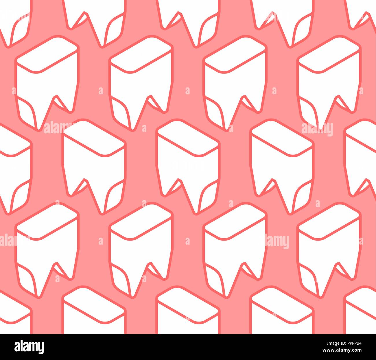 Teeth Dentist pattern seamless. Tooth background. Dentistry texture ...