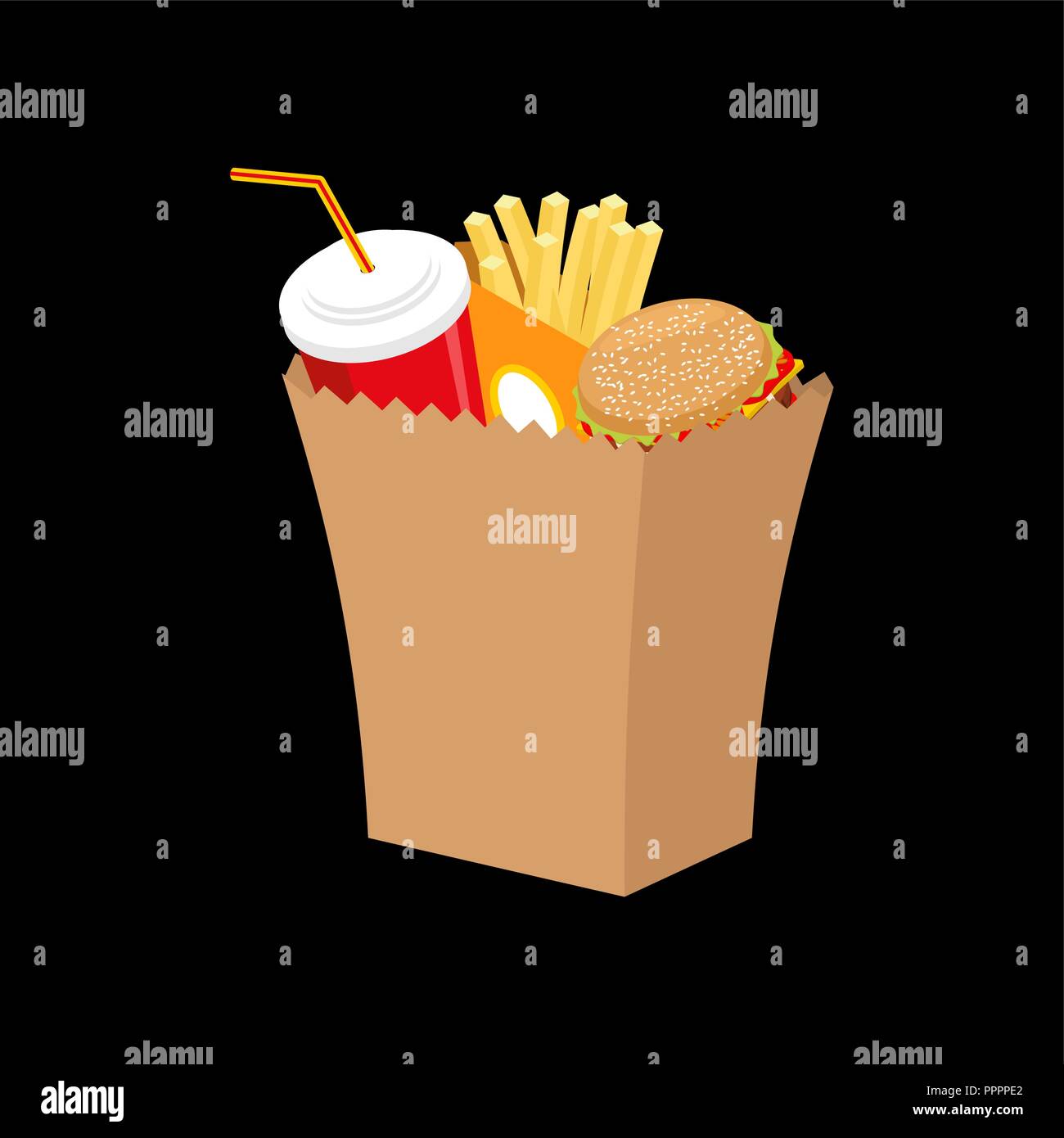 Golden potatoes Stock Vector Images - Alamy