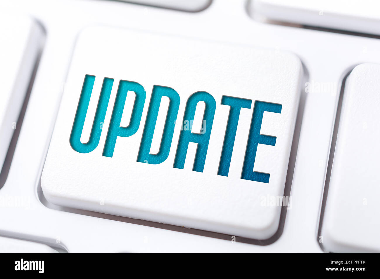 Update keyboard hi-res stock photography and images - Alamy
