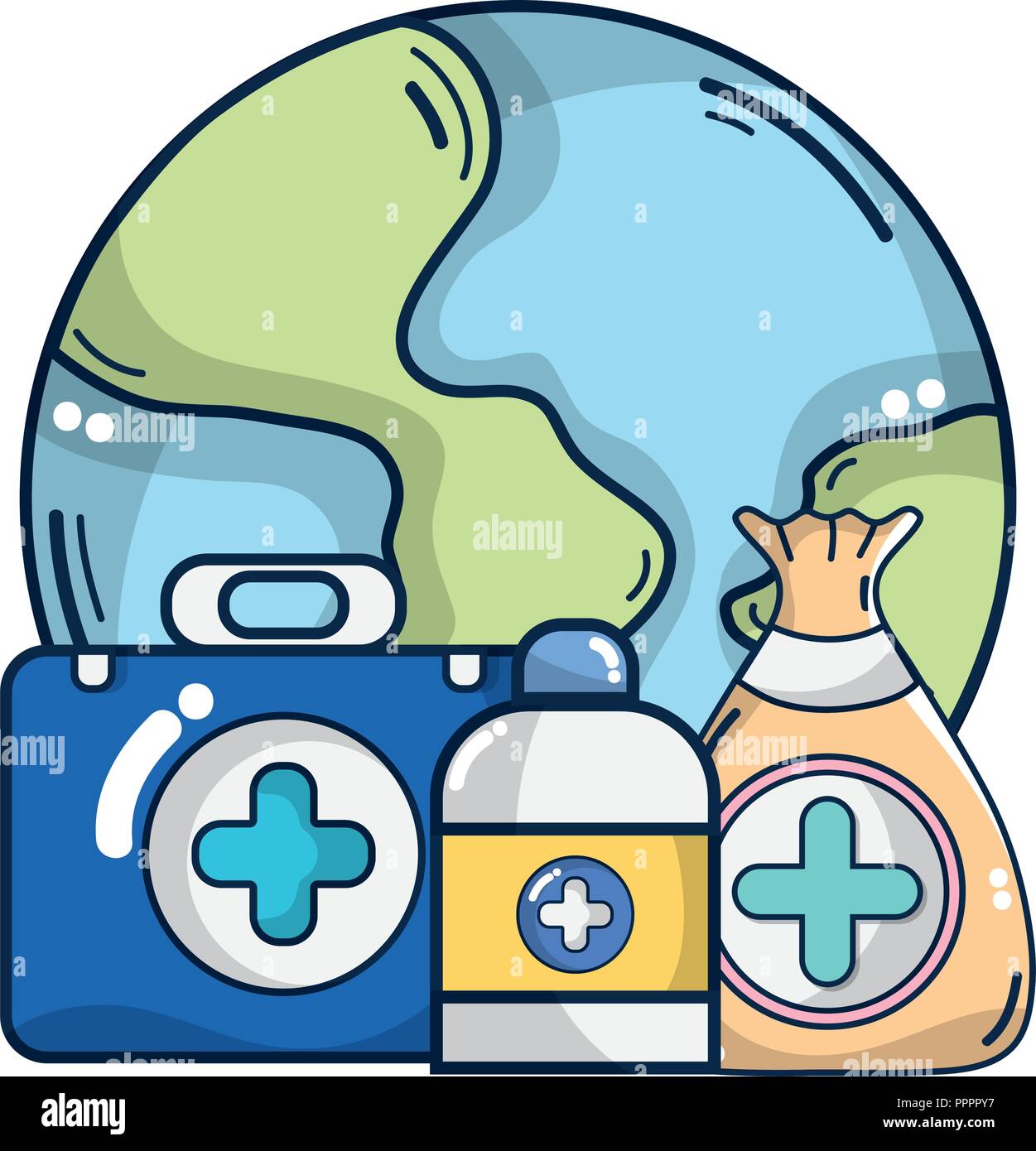 Medical supplies cartoon Stock Vector Image & Art - Alamy