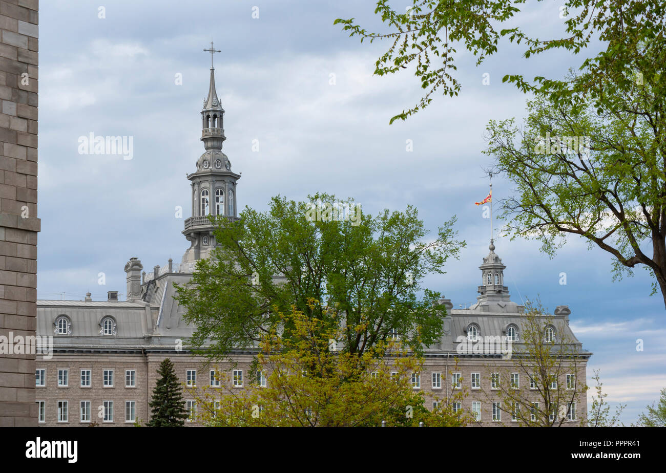 The Camille-Roy Building of the Séminaire de Québec behing trees at ...