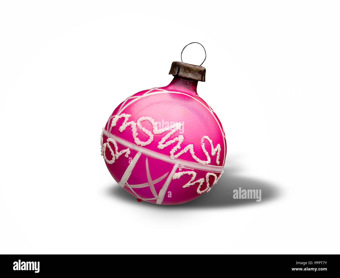 Christmas garland on old Cut Out Stock Images & Pictures - Alamy