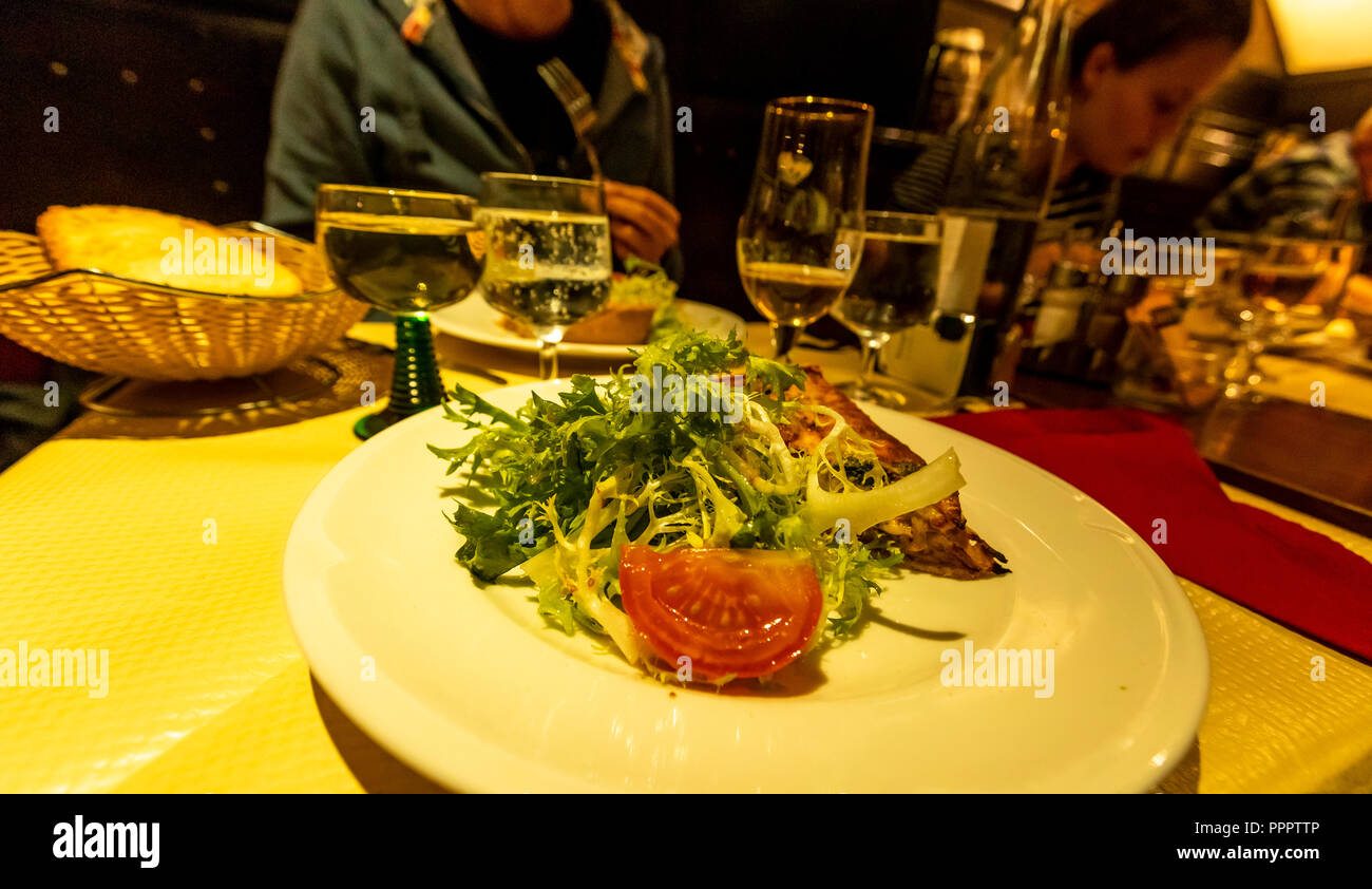 Le Pfifferbriader, German style restaurant, Strasbourg, France Stock ...