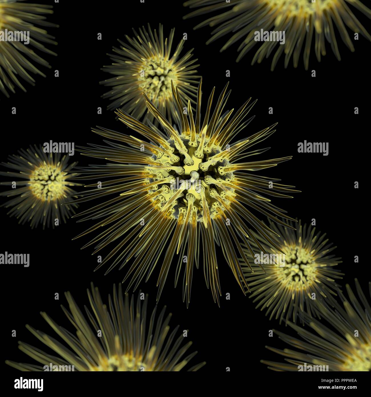 bacteria. 3D rendering Stock Photo - Alamy