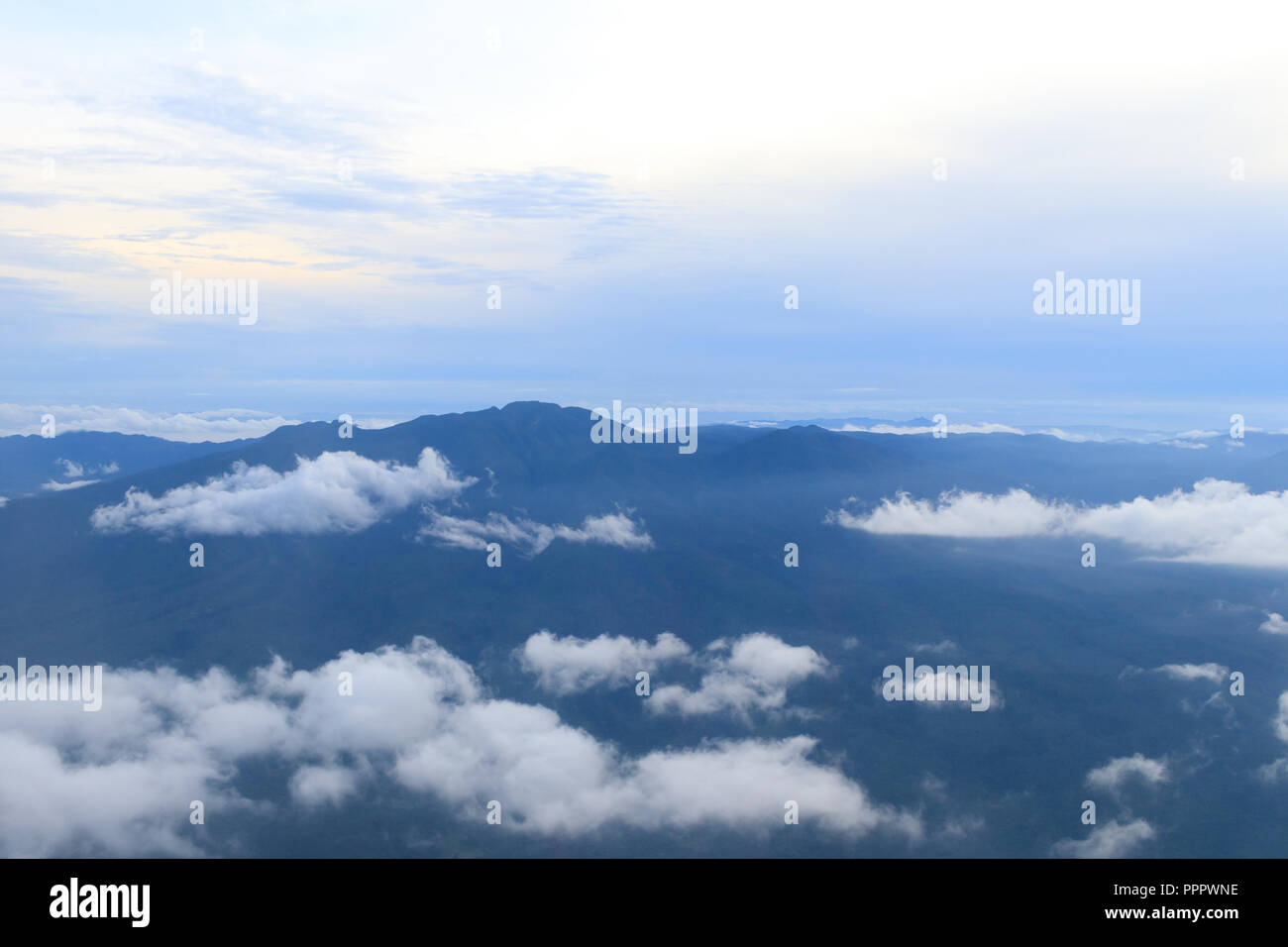 Aerial View Of Mountains In The Visayas, Philippines Stock Photo - Alamy
