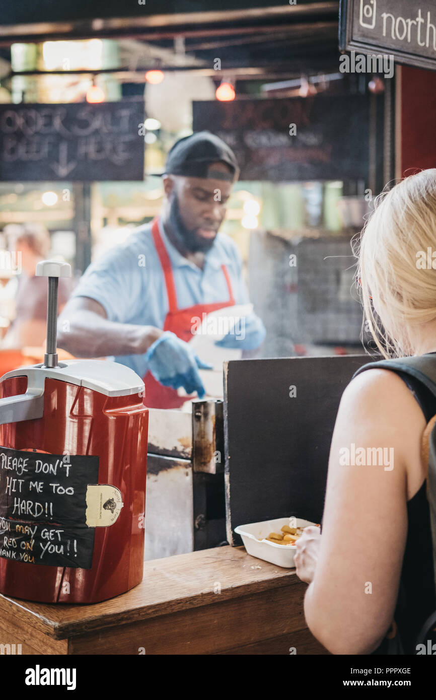 African food stall london hi-res stock photography and images - Alamy