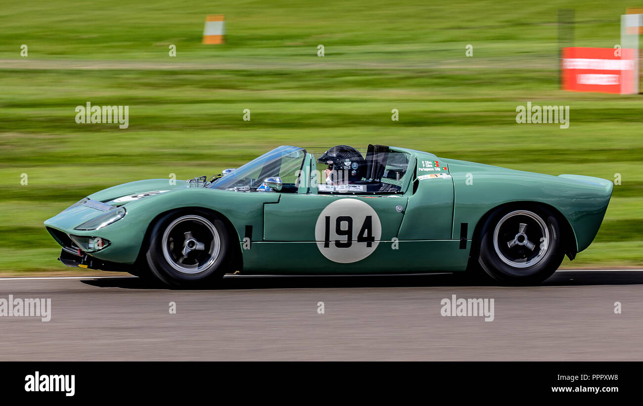 1965 Ford GT40 Roadster. Pedro Macedo Silva. 2018 Whitsun Trophy Friday ...