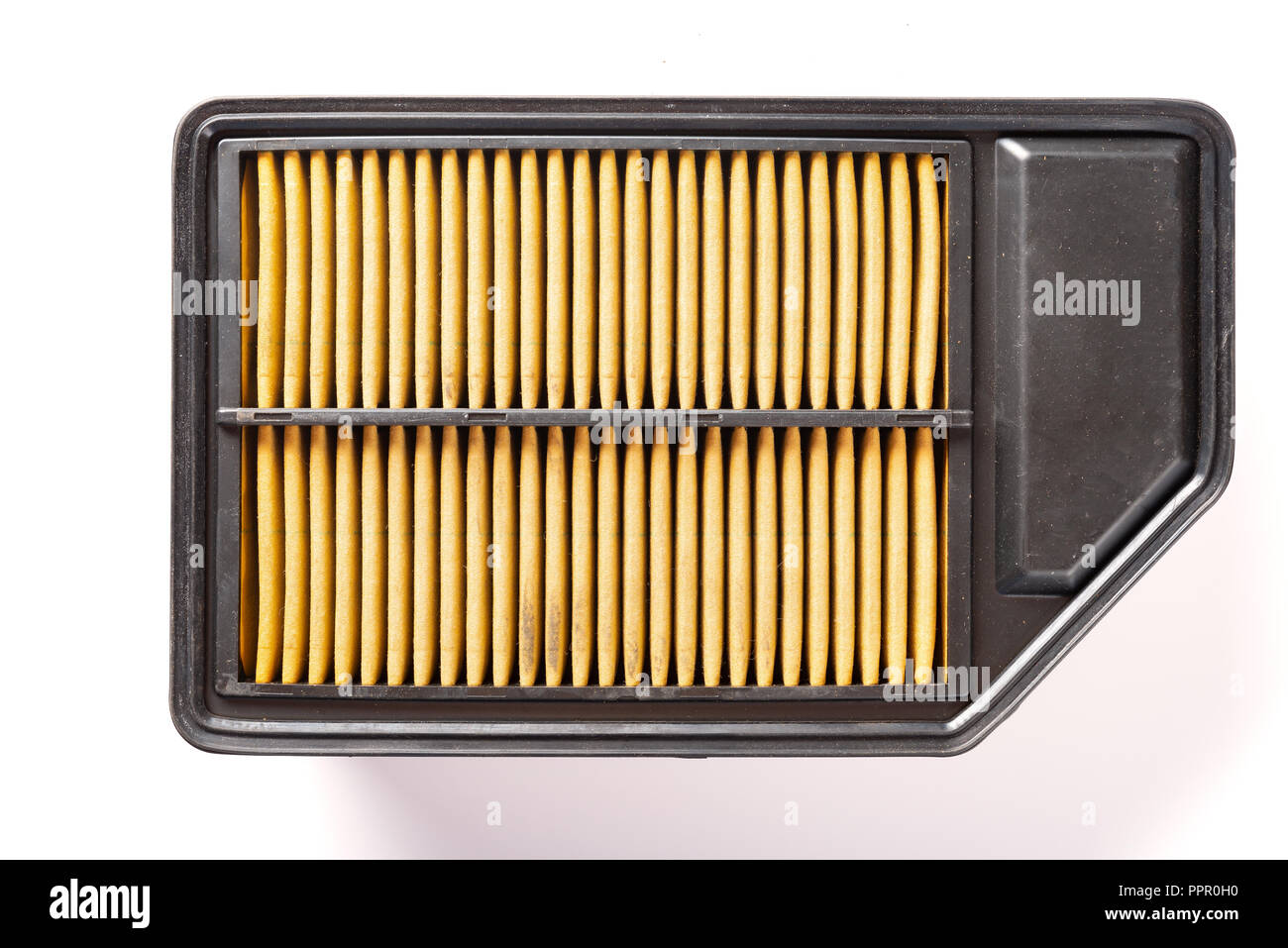 top view air filter for a car on white Stock Photo - Alamy