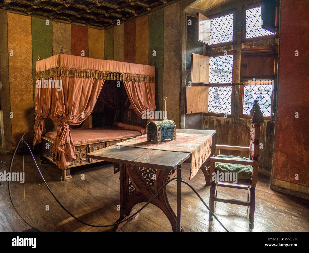 Issogne castle interior hi-res stock photography and images - Alamy