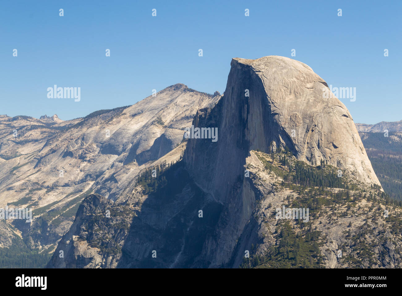 Glacier Point at Yosemite National Park offers breathtaking views of ...