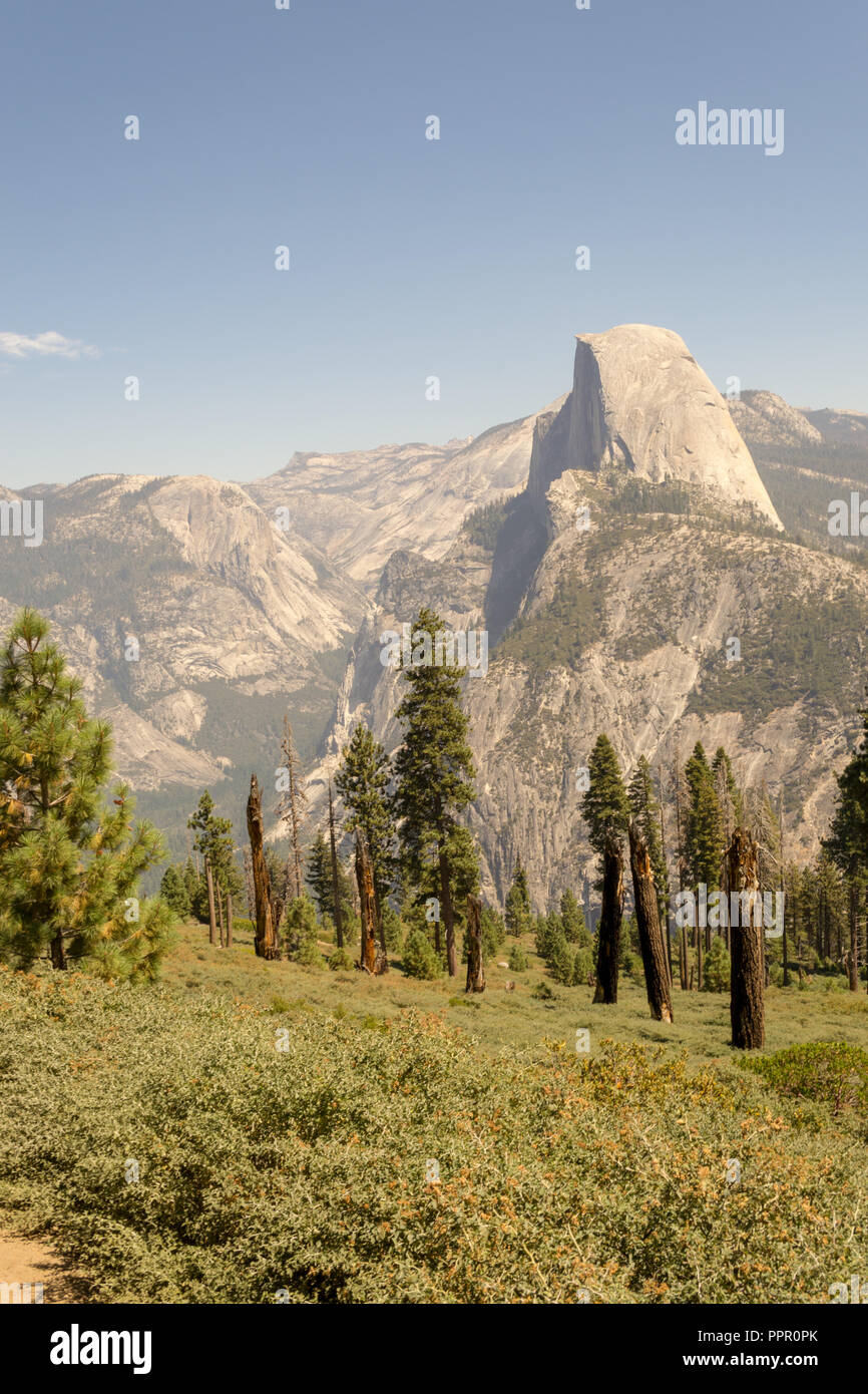 Glacier Point at Yosemite National Park offers breathtaking views of ...