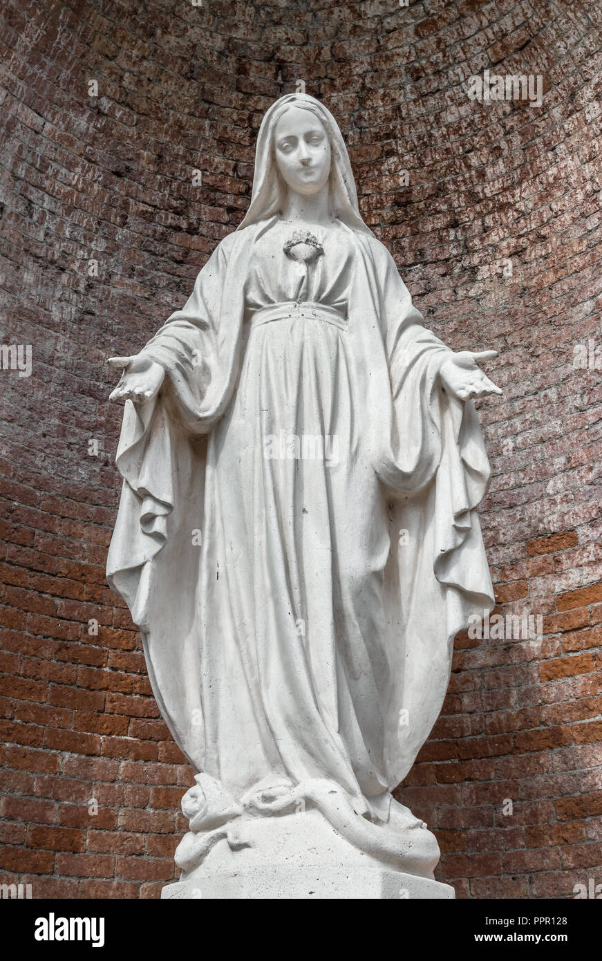Close-up of Our Lady with open arms, bottom view Stock Photo - Alamy