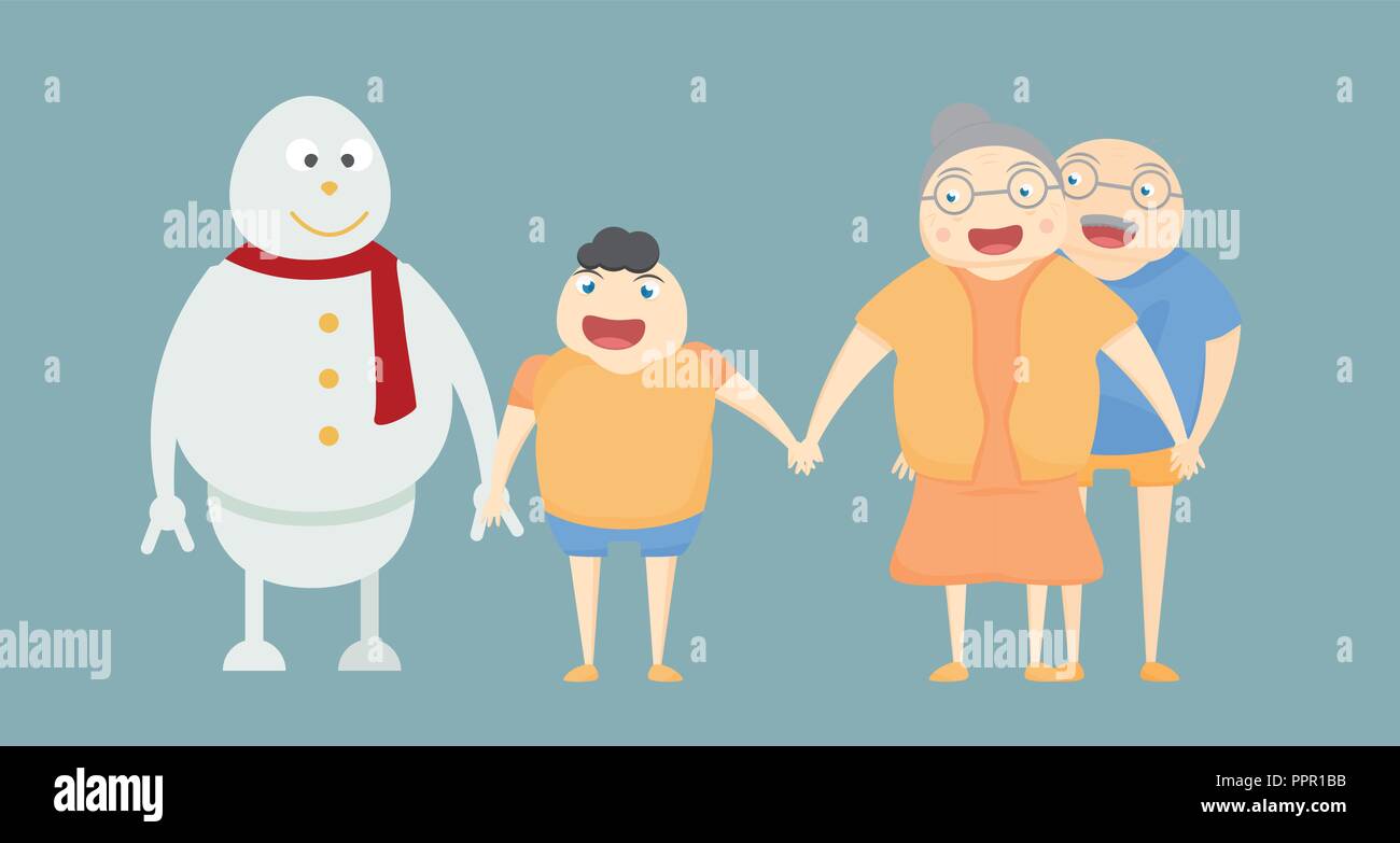 Human and snow Stock Vector Images - Alamy