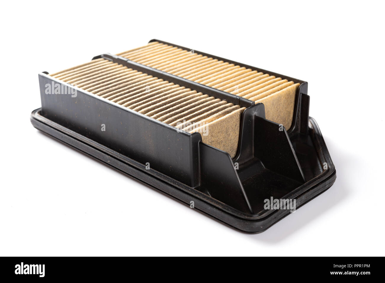 side view air filter for a car on white Stock Photo - Alamy