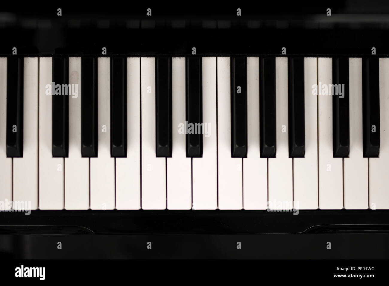 Close up detail of the piano keyboard Stock Photo - Alamy