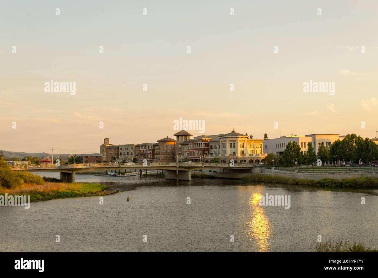 Napa riverfront promenade hi-res stock photography and images - Alamy