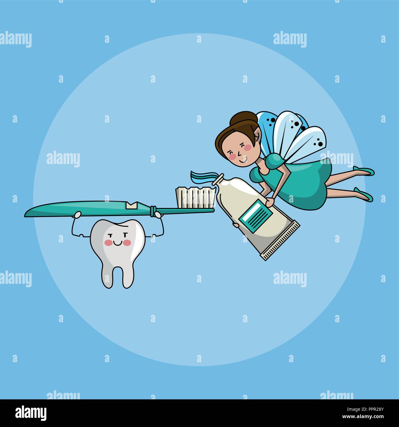 Tooth fairy and dental care Stock Vector Image & Art - Alamy