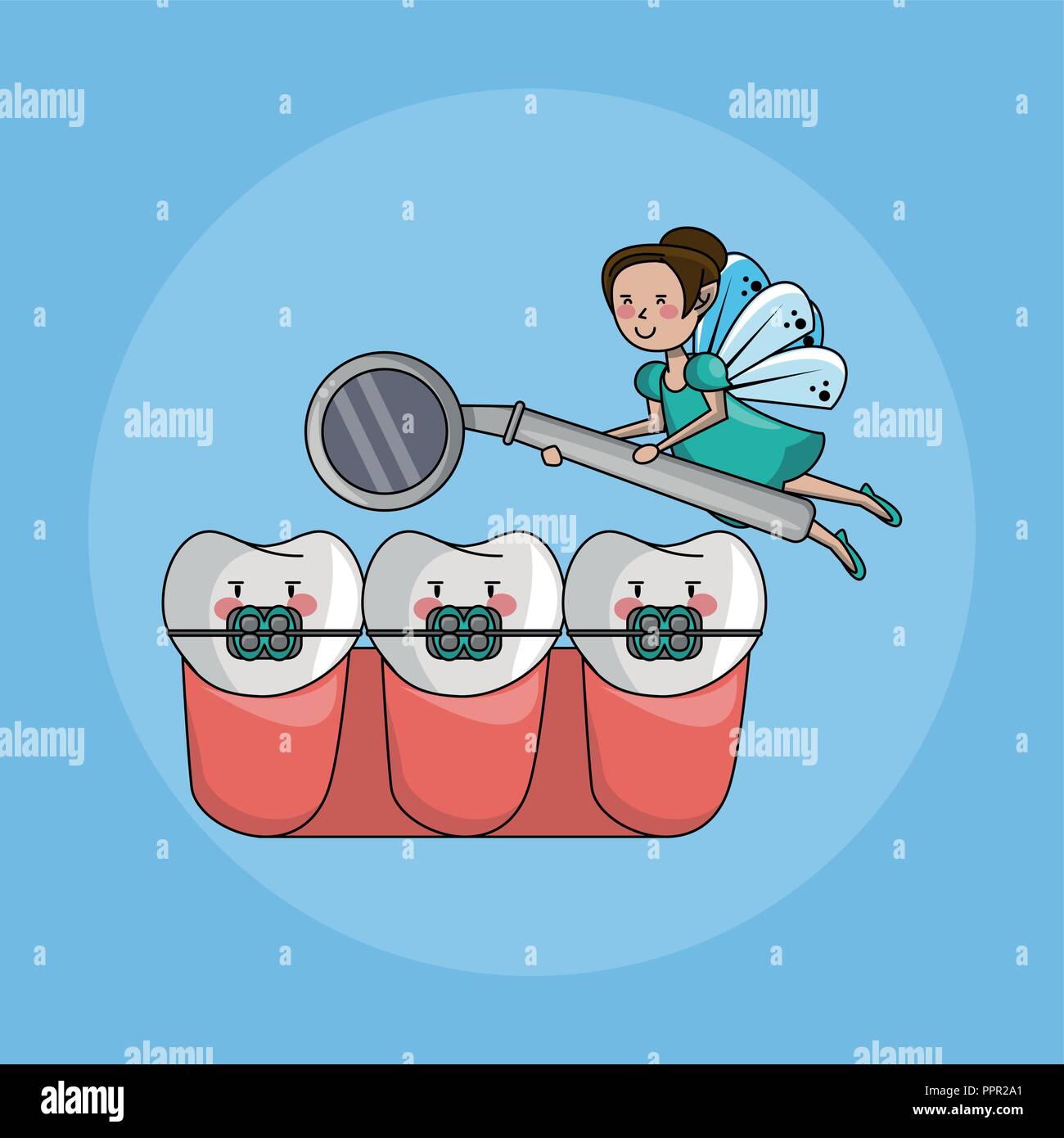 Tooth fairy and dental care Stock Vector Image & Art - Alamy