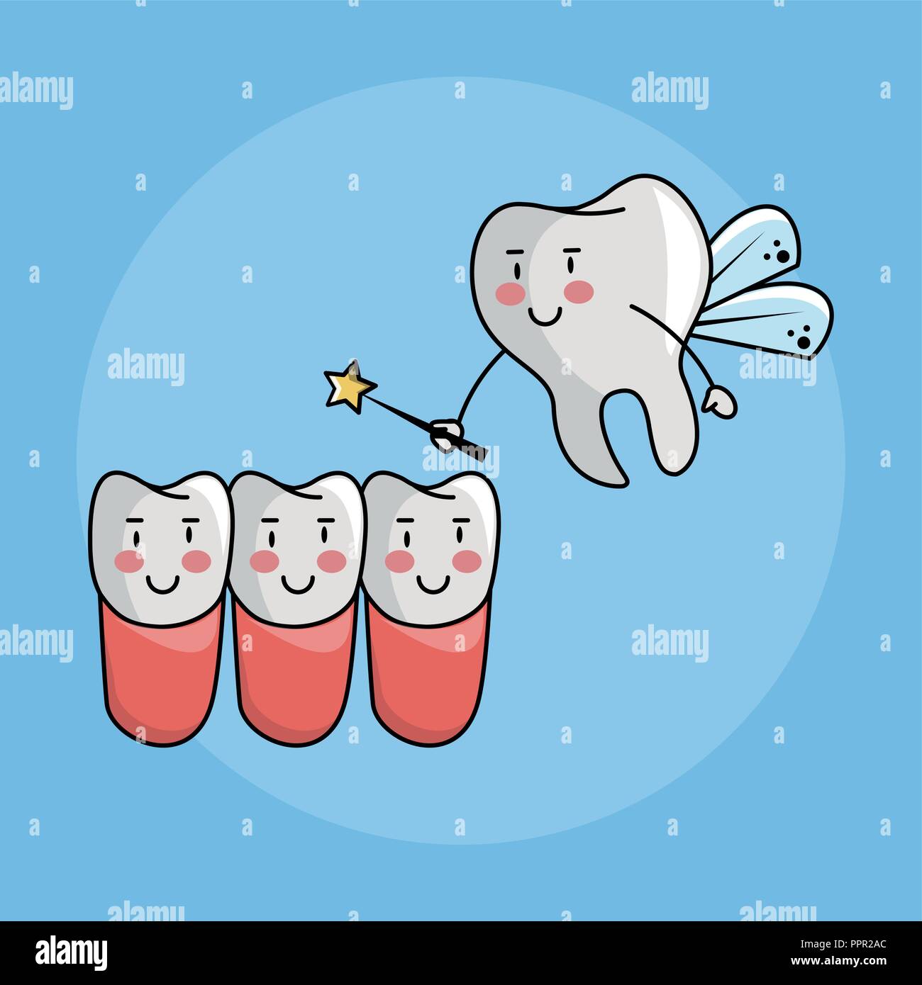 Tooth fairy and dental care Stock Vector Image & Art - Alamy