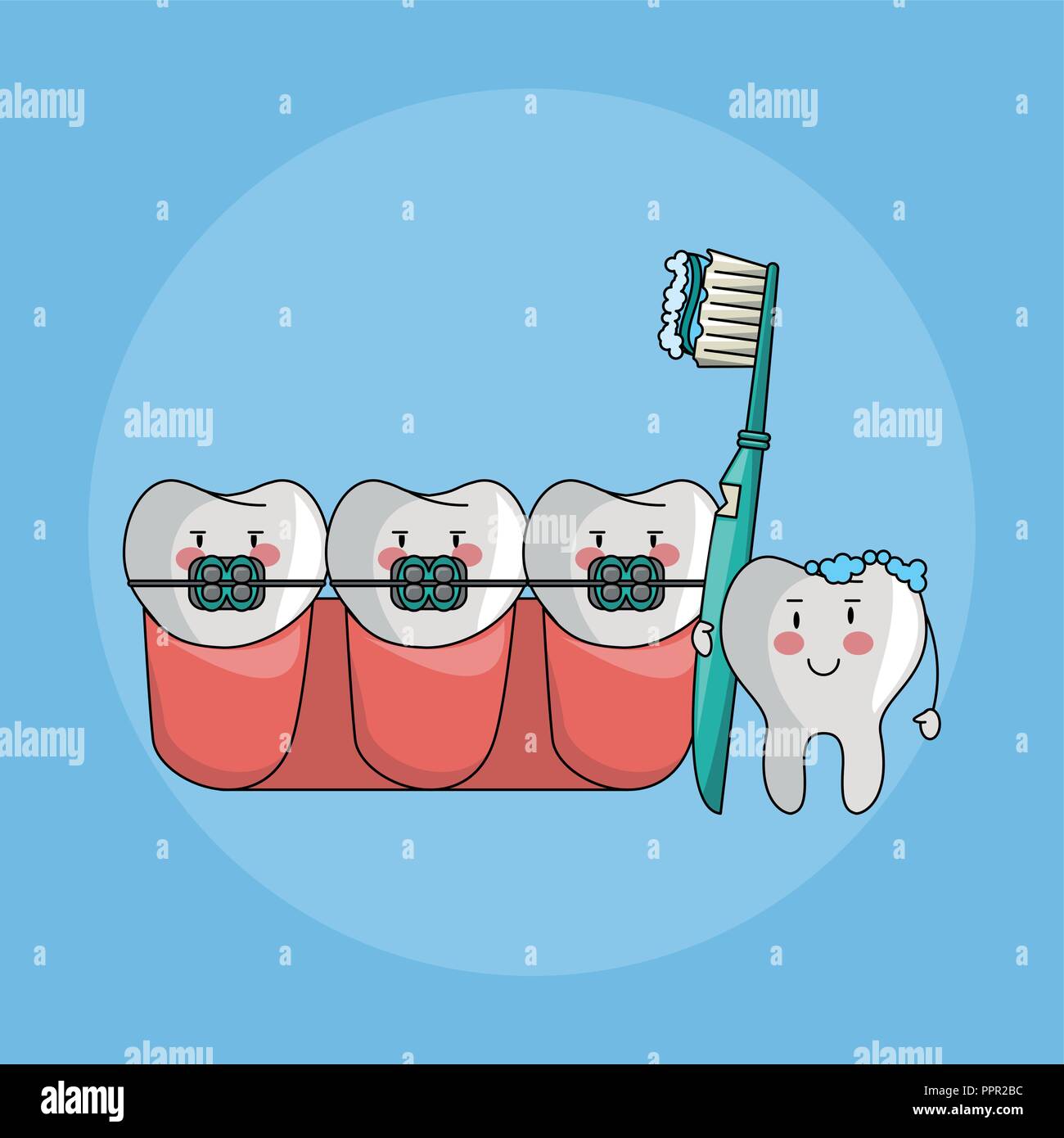 Dental care cartoons Stock Vector Image & Art - Alamy
