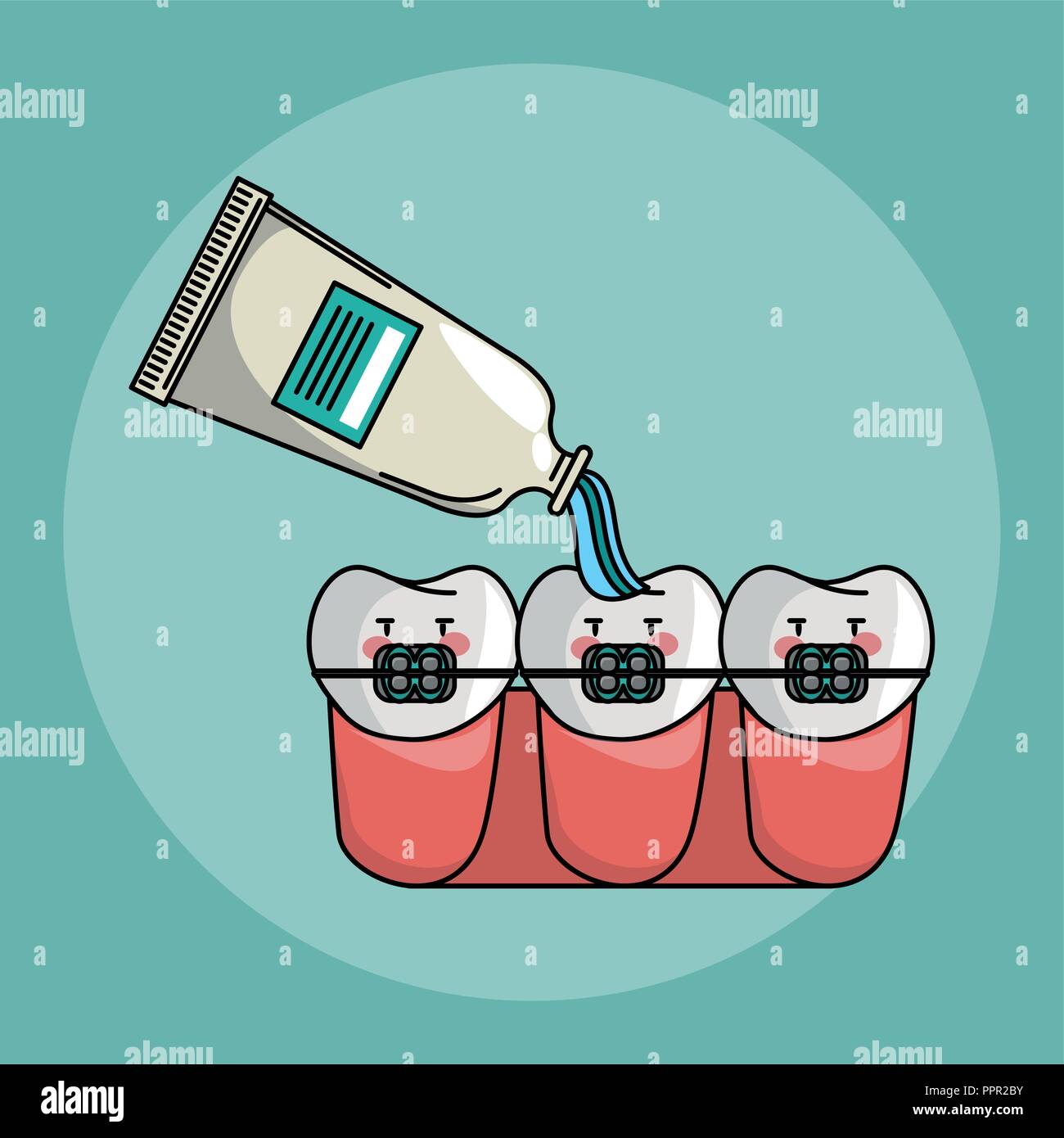 Dental care cartoons Stock Vector Image & Art - Alamy