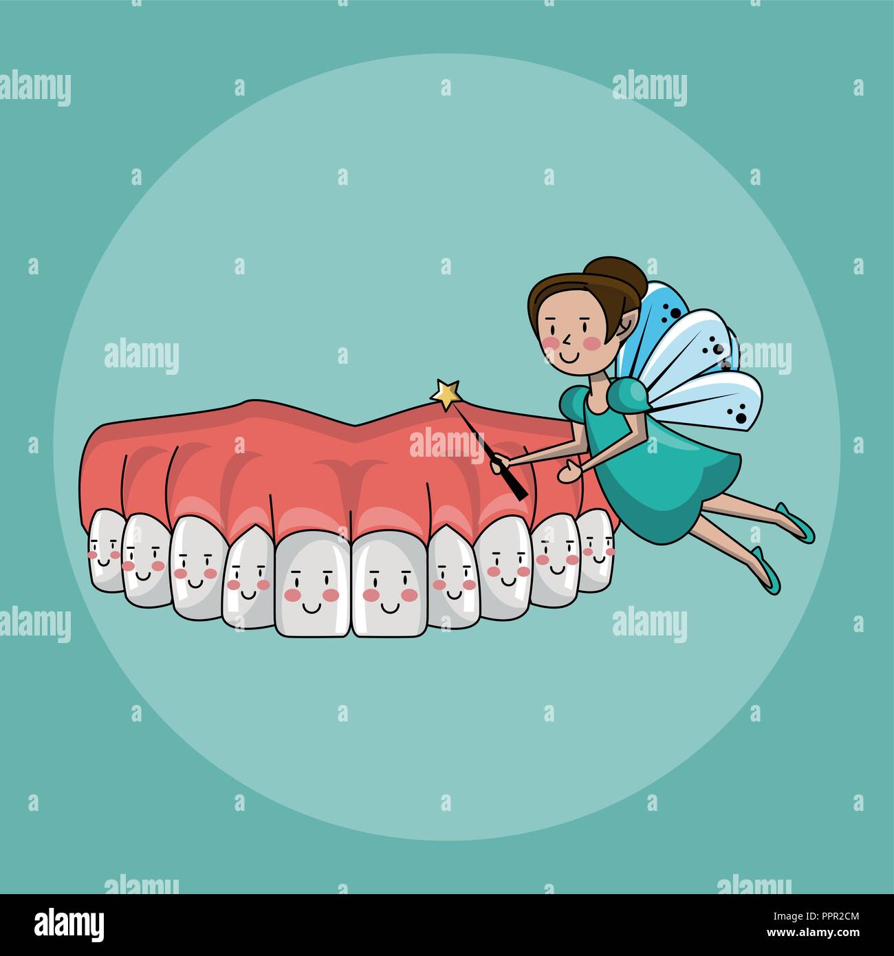 Tooth fairy and dental care Stock Vector Image & Art - Alamy