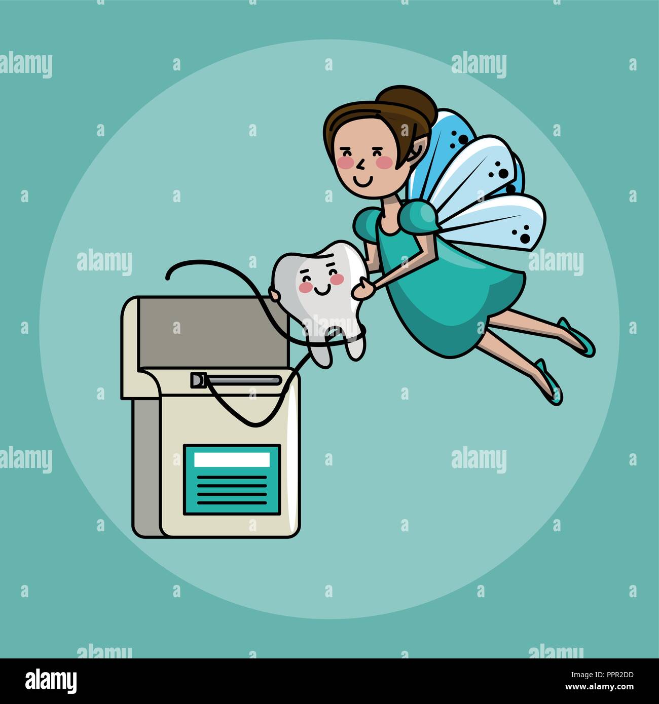 Tooth fairy and dental care Stock Vector Image & Art - Alamy