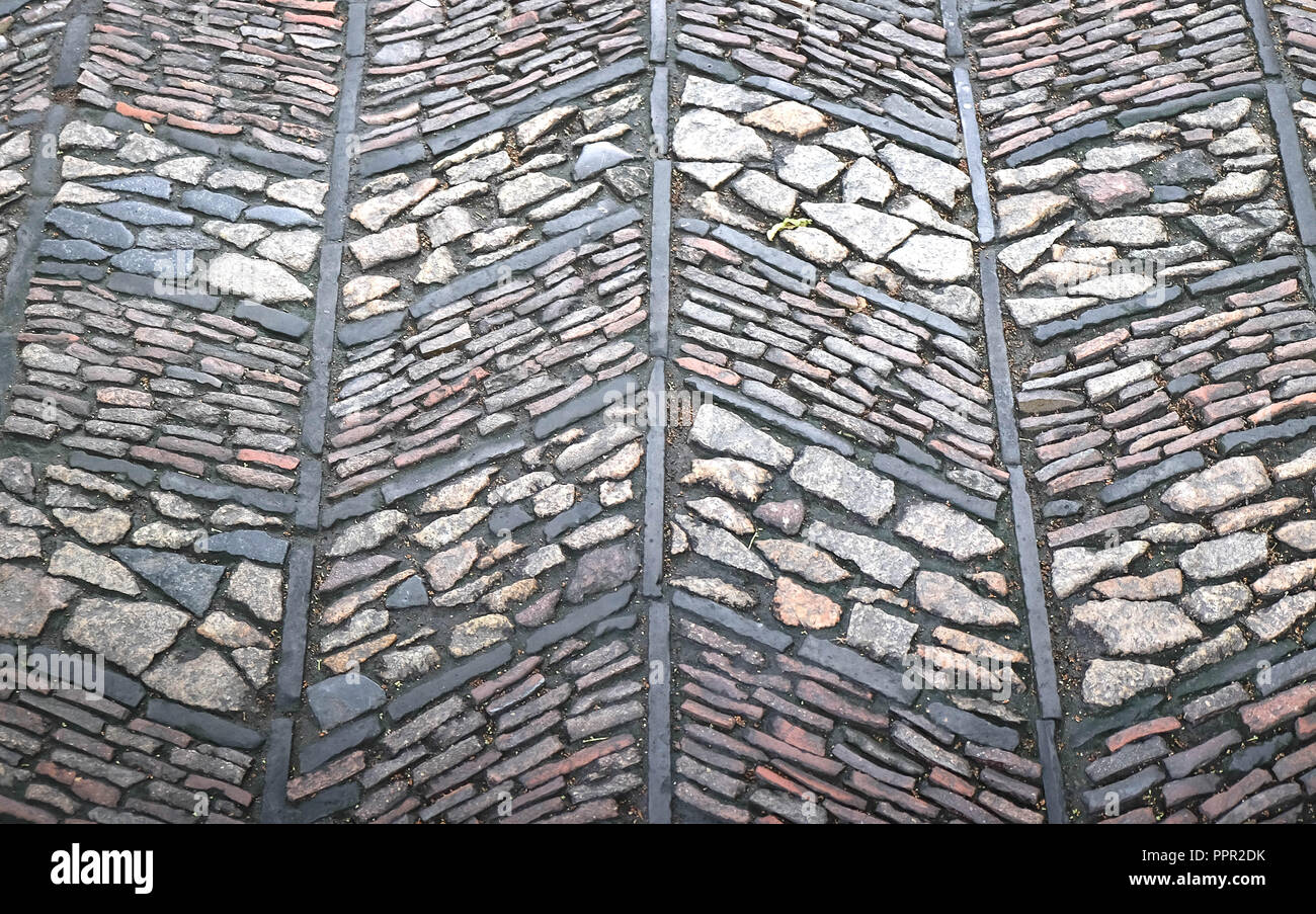 Pattern of brick wall for the pathway, can be used to background and ...