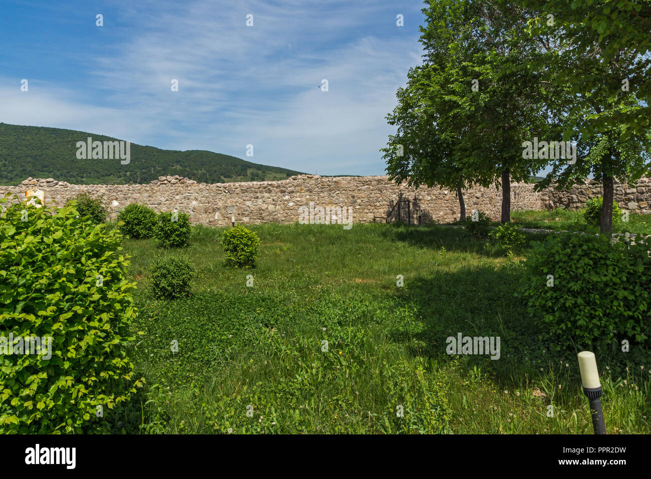 Ruins of Ancient Byzantine fortress The Peristera in town of Peshtera ...