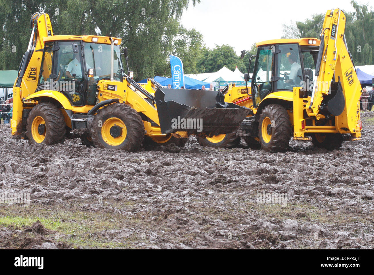 JCB Dancing Diggers Stock Photo - Alamy