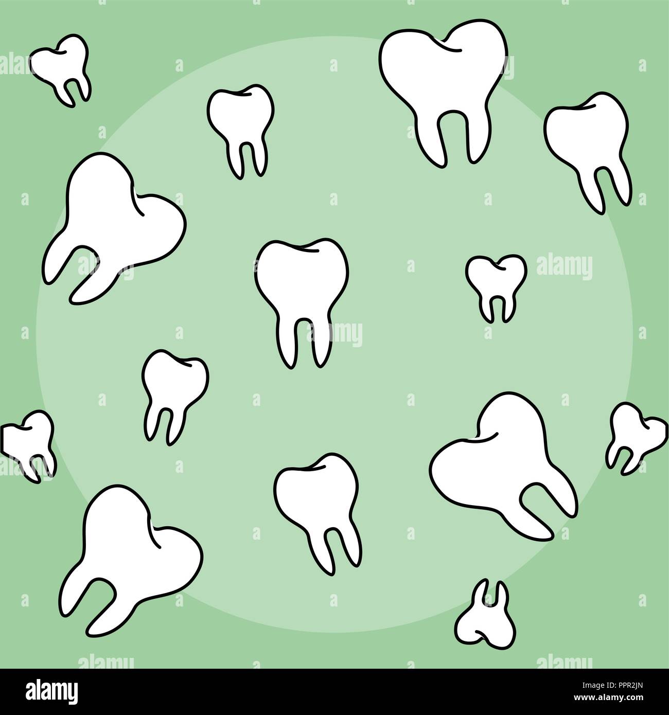 Tooth dental background Stock Vector Image & Art - Alamy