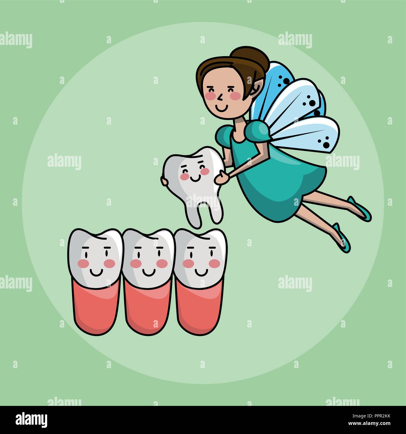 Tooth fairy and dental care Stock Vector Image & Art - Alamy