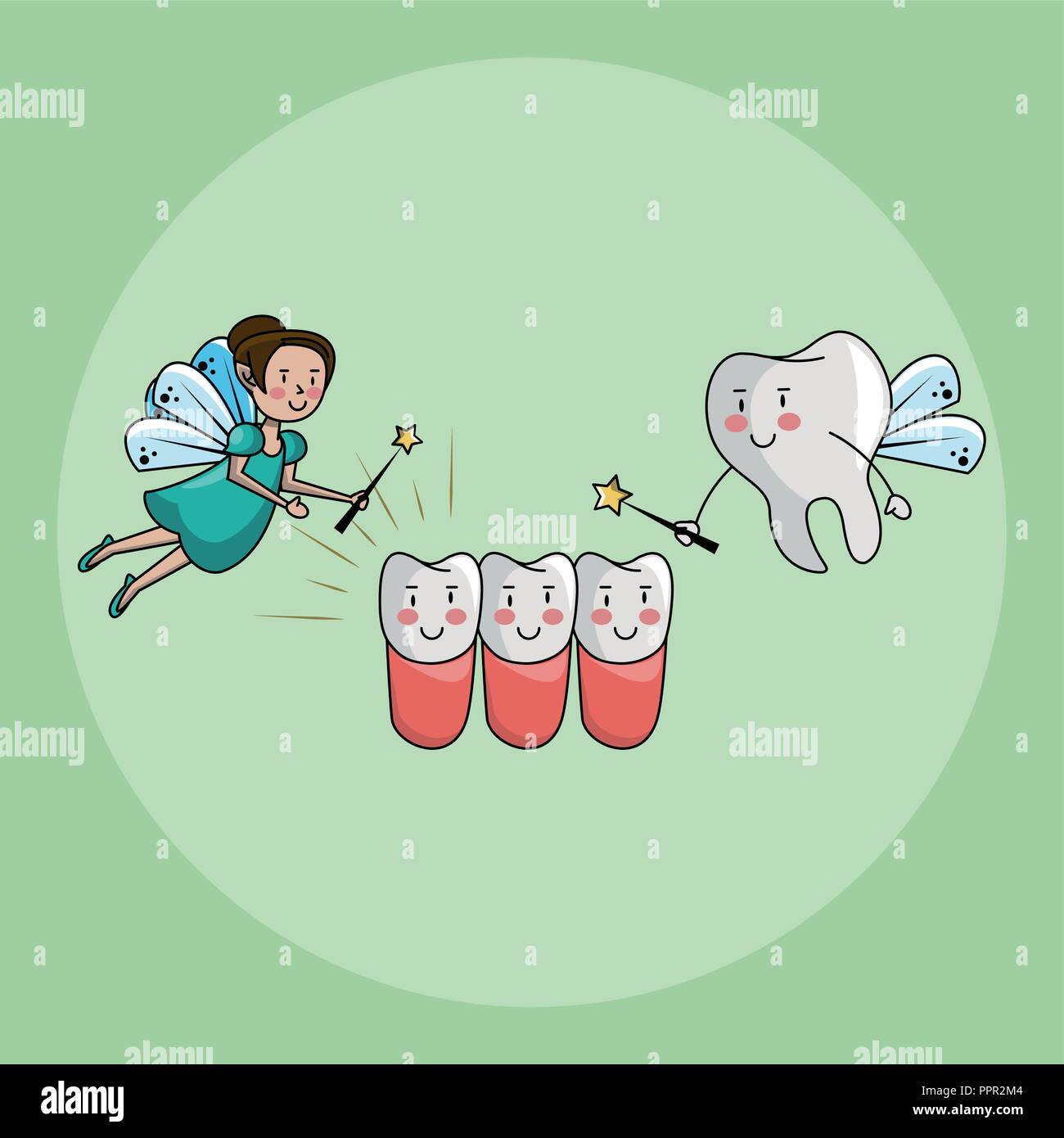 Tooth fairy and dental care Stock Vector Image & Art - Alamy