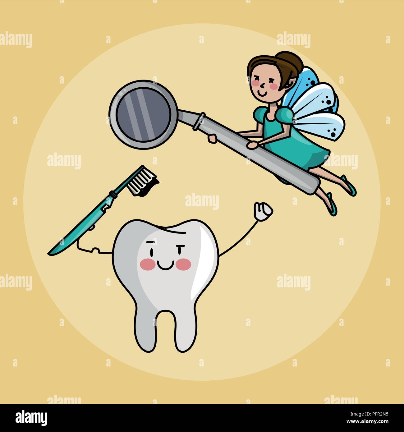 Tooth fairy and dental care Stock Vector Image & Art - Alamy