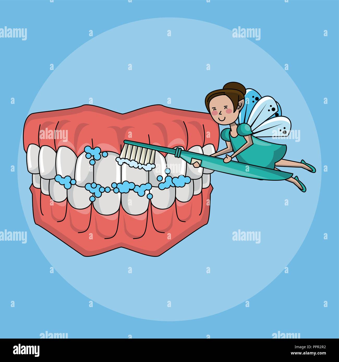 Tooth fairy and dental care Stock Vector Image & Art - Alamy