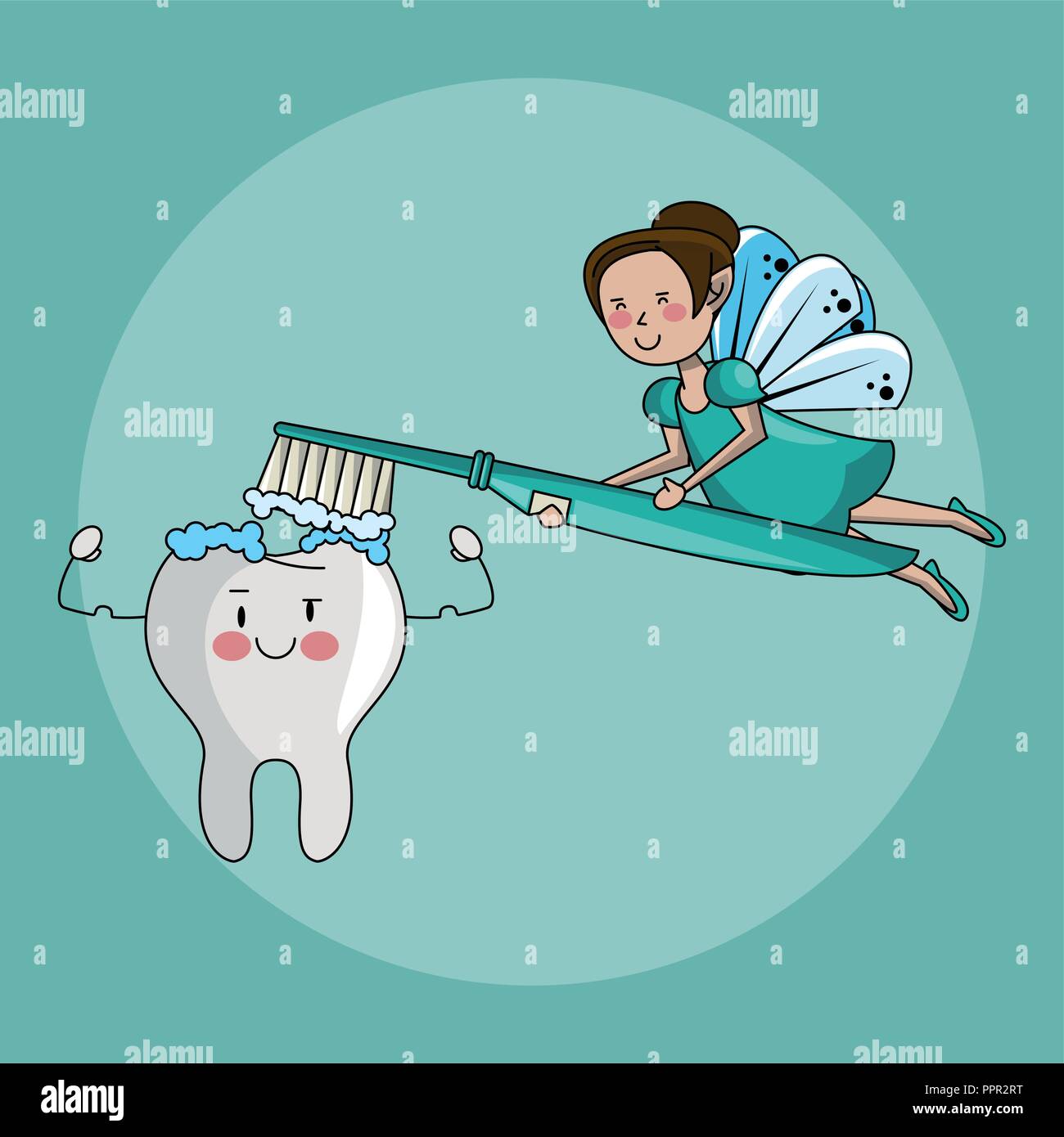 Tooth fairy and dental care Stock Vector Image & Art - Alamy