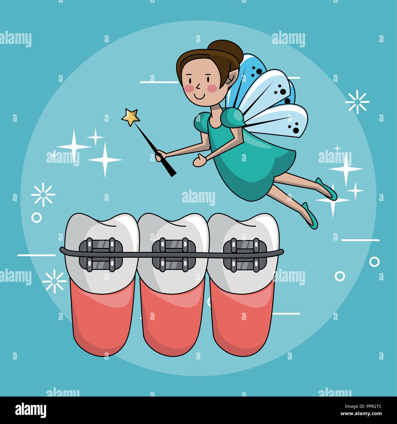 Tooth fairy and dental care Stock Vector Image & Art - Alamy