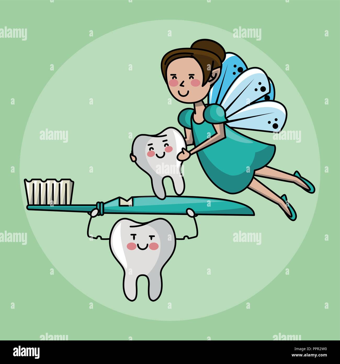 Tooth fairy and dental care Stock Vector Image & Art - Alamy