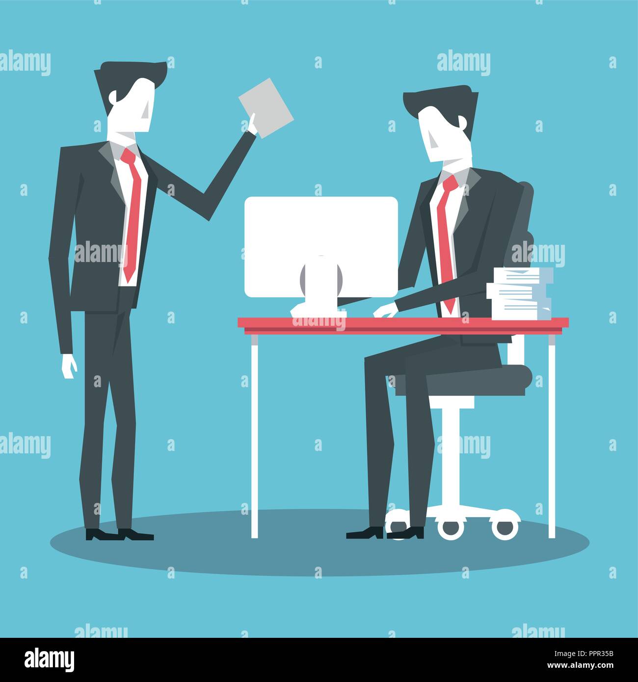 Business coworkers avatar Stock Vector Image & Art - Alamy