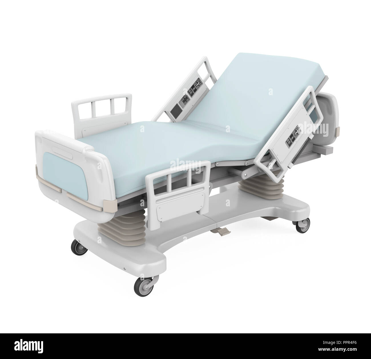 Hospital Bed Isolated Stock Photo - Alamy