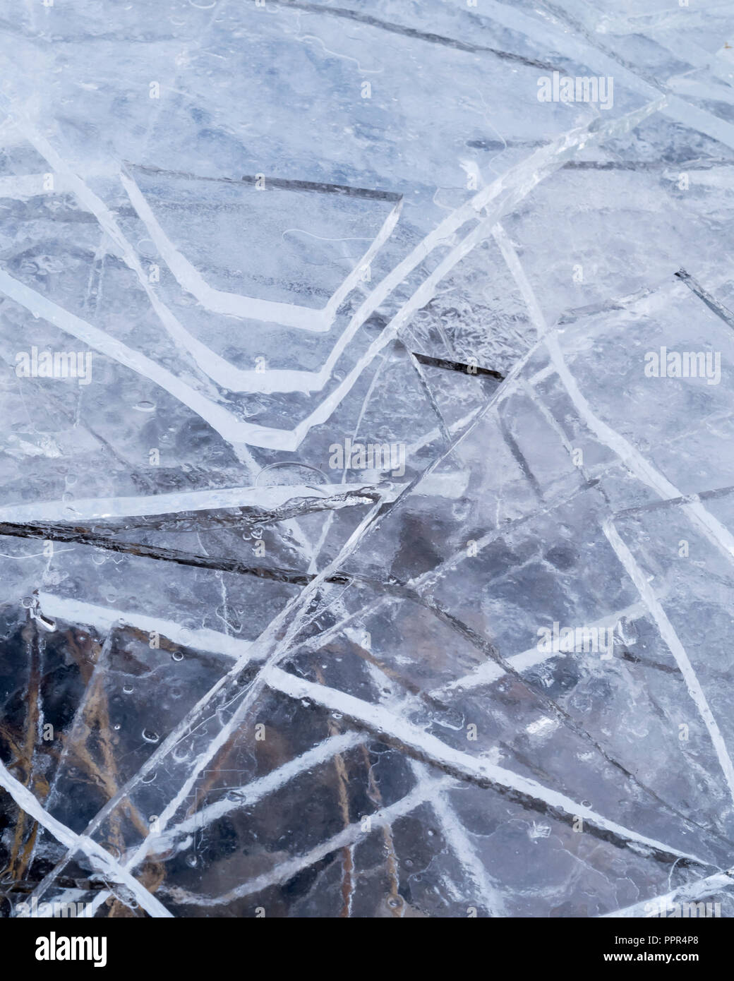 Thin ice lake hi-res stock photography and images - Alamy